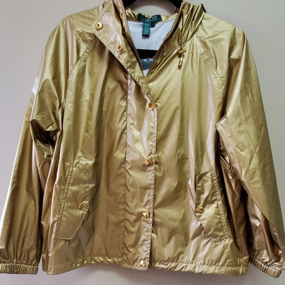 Ralph Lauren | Jackets & Coats | Ralph Lauren Gold Lamay Jacket | Poshmark